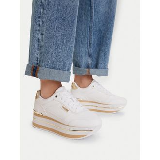 Guess Sneakers Guess FLJHN4 ELE12 Wei&szlig;