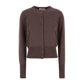 Vivienne Westwood Bea Cardigan - - Knitwear - Damen - Braun - XS