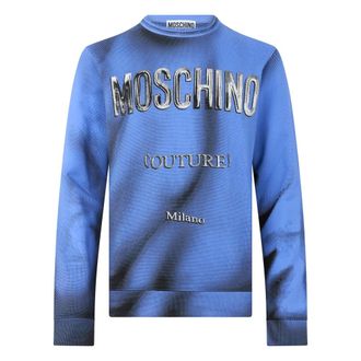 Moschino Herren, Sweatshirts & Hoodies, Blau, MGr&ouml;&szlig;e