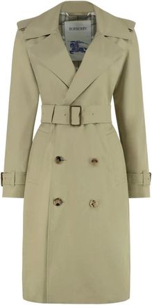 Burberry Femme, Manteaux, Vert, Taille: 38 FR Trench-coat classique crois&eacute;