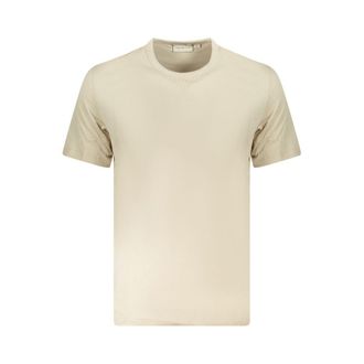 Calvin Klein Beiges Baumwoll-Herren T-Shirt