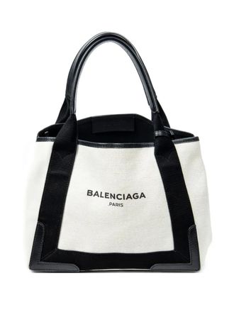 Balenciaga petit sac Cabas - Blanc