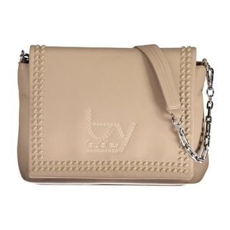 Byblos Beige Schultertasche mit Abnehmbarem Kettenriemen - - Bags - Damen - Beige - ONE SIZE