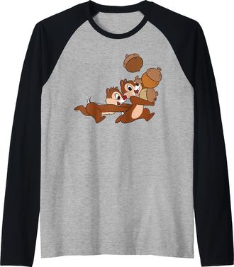 Disney Chip n Dale Chipmunks Acorn Run Raglan