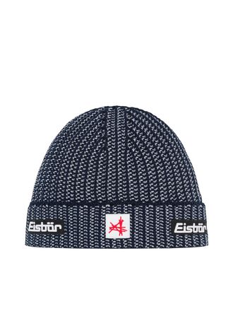 Eisb&auml;r M&uuml;tze Herren & Damen Sorrak Ski Austria Blau - Merino Winterm&uuml;tze Unisex mit Fleece sch&uuml;tzt vor K&auml;lte und Wind - Strickm&uuml;tze atmungsaktiv thermoreguli