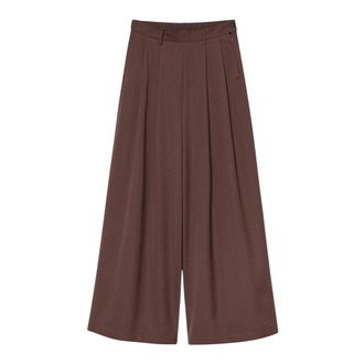 Pomandere Weite Hosen - - Trousers - Damen - Braun - M