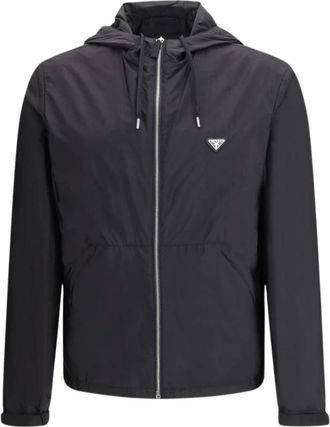 Prada Re-Nylon Jacke - - Jackets - Herren - Schwarzk - XL
