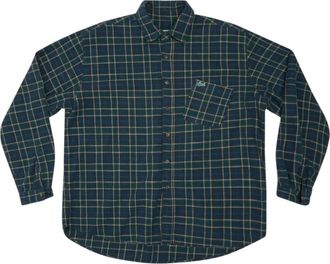 ERL Erl, Homme, Chemises, Vert, Taille: XS Chemise &agrave; Carreaux Verts