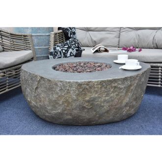 Elementi Gasfeuerstelle Vesuv in Basalt-Optik - Elementi