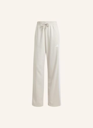 adidas Essentials 3-Streifen Open Hem French Terry Hose beige