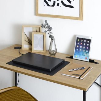 The Home Deco Factory The Home Deco Factory - Bureau en bois et m&eacute;tal Link