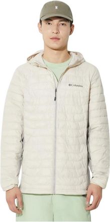 Columbia Veste &agrave; capuche Powder Pass - Homme - Sport - Blanc - Taille: L