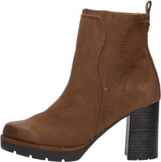 Marco Tozzi Femme, Chaussures, Brun, Taille: 40 EU Enkellaarsjes Hak