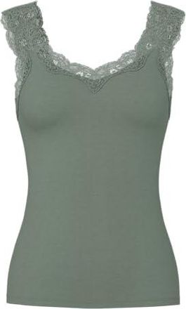 Pieces Pcbarbera JRS Noos BC Haut en Dentelle pour Femme, Castor Gray, XL