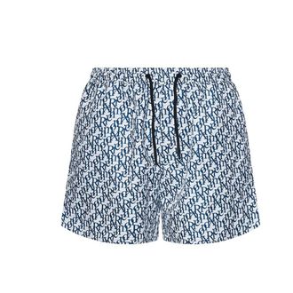 John Richmond Homme, Maillots de bain, Blanc, Taille: S Monogram Swim Shorts