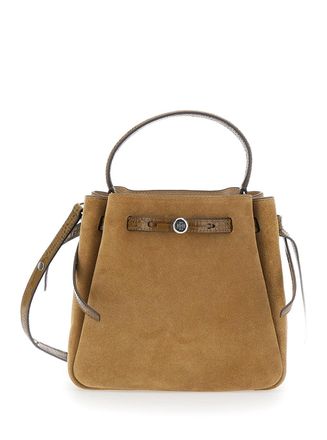 Tory Burch Romy Bucket Bag - Beige