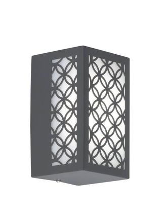 Wofi Leuchten 4101.01.88.7003 A+, Au&szlig;enwandleuchten, Metall, 7 watts, Integriert, Edelstahl geb&uuml;rstet Roh, 8.5 x 9 x 15 cm