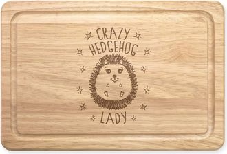 Gift Base Verr&uuml;ckte Igel Damen Rechteckig Holz Schneidebrett