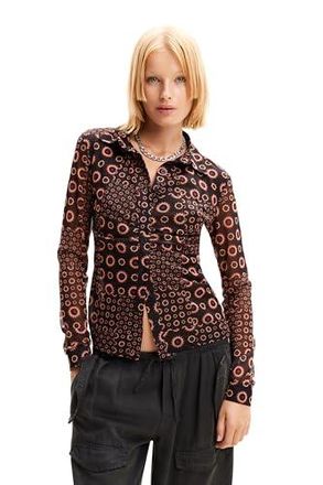 Desigual TS_viena Blouse, Noir, Taille S Femme