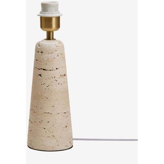 Sklum Davise Tischlampenfu&szlig; aus Travertin Travertine