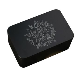 Generic Tarot-Kartenetui-Halter - Eisen-Etui-Halter, Kartendeck-Aufbewahrung, Tarot-Kartenhalter, Eisen-Etui | Mehrzweck-Tarot-Kartenhalter-Box aus Eisen, tra