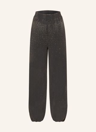 Liu Jo Liu Jo Sweatpants Mit Schmucksteinen schwarz