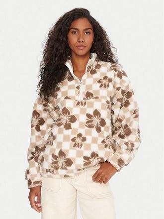 Roxy Fleecejacke Jive Talking ERJPF03208 Beige Oversize