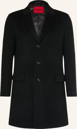 HUGO BOSS Hugo Cashmere-Mantel Migor schwarz