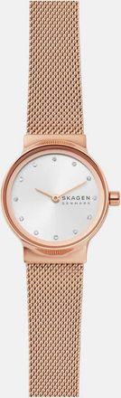 Skagen Freja Lille - Montre femme en acier inoxydable à deux aiguilles - Or rose-Doré