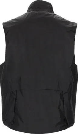 C.P. Company Logo-Embroidered Polyamide Gilet - Black