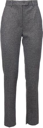 Max Mara Femme, Pantalons, Gris, Taille: 42 FR Pantalone a sigaretta