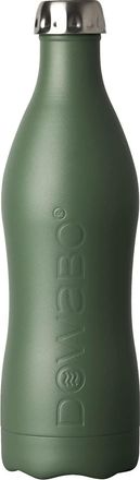 Dowabo Trinkflasche Earth Collection - einwandige Edelstahl-Flasche, Zwei Gr&ouml;&szlig;en 800 ml oder 1200ml, 100% auslaufsicher (Olive, 1200)