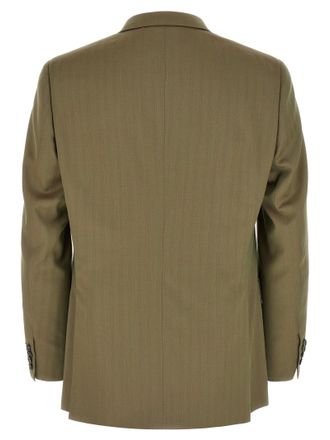Brioni Mens Bicolor Wool Two-Piece Suit
