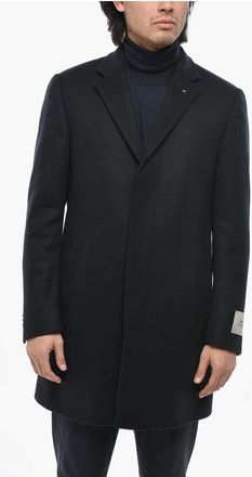 Corneliani CC COLLECTION Virgin Wool Lined Coat with Center Vent size 48