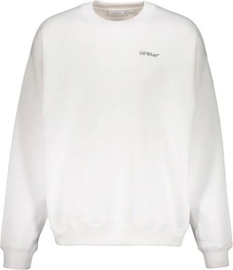Off-white Homme, Sweatshirts et sweats &agrave; capuche, Blanc, Taille: XL Logo SweaT-shirt