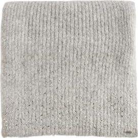 Ted Baker &Eacute;charpe tricot&eacute;e Keriisa-strass pour femme, gris, taille unique