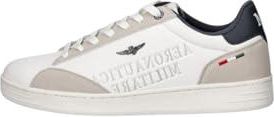 Aeronautica Hommes Baskets basses polyur&eacute;thane 252SC0306UCT03385, Blanc, 44 EU