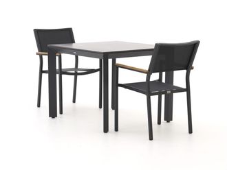 Bellagio la vita attrattiva Bellagio Roma/Sestino 90 cm Gartenm&ouml;bel-Set 3-teilig stapelbar