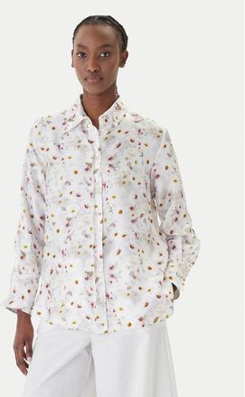 Marella Hemd Salve 2613111141 Wei&szlig; Relaxed Fit