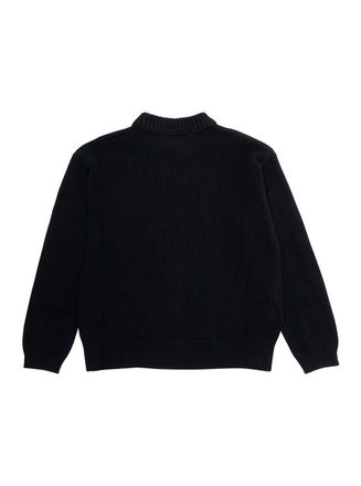 Marni Boys Crew Neck Sweater Black Cotton Tops Top