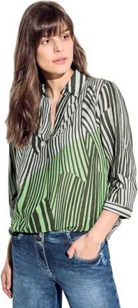 Cecil B344680 Chemisier Long ray&eacute;, Kaki, L Femmes, Cool Khaki, L Womens
