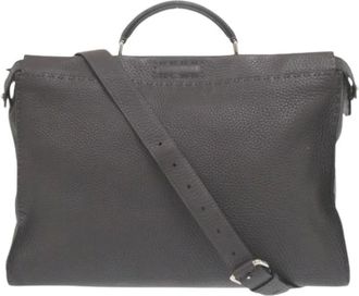 Fendi Sac &agrave; main vintage Pre-owned - Femme - Pre-owned - Gris - Taille: ONE Size