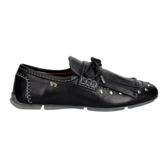 Wales Bonner Wales Bonner, Femme, Chaussures, Noir, Taille: 36 EU Montego Mocassins &agrave; glands