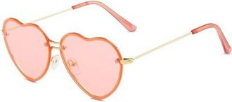 Generic Lunettes De Soleil Vacances For Femmes, Décoration Extérieure(Pink)