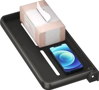 Generic Duschregal-Organizer - Aufbewahrungsregal für Badezimmer, schwebende Wandhalterung, platzsparende Anzeige für Küchenbedarf, zusammenklappbares aus, Wa