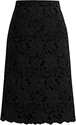 Generic Jupe Portefeuille Femme Grande Taille- Jupe Sexy Mi Longue D&eacute;contract&eacute; Couleur Unie Fleurs Chic Et &Eacute;l&eacute;gants Temp&eacute;rament Passe-Partout Streetwear Matur