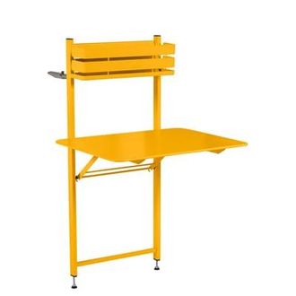 Fermob Table pliante Bistro - Jaune - Acier laqué - Designer Studio Fermob