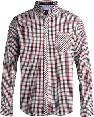 Ben Sherman Mens Button Down Shirt - Regular Fit Long Sleeve Button Down Shirt - Casual Dress Shirt for Men (S-XL), Size Medium, Red