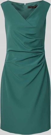 Vera Mont Knielanges Cocktailkleid mit Raffungen