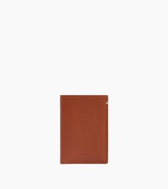 Le Tanneur Porte cartes vertical Martin en cuir lisse